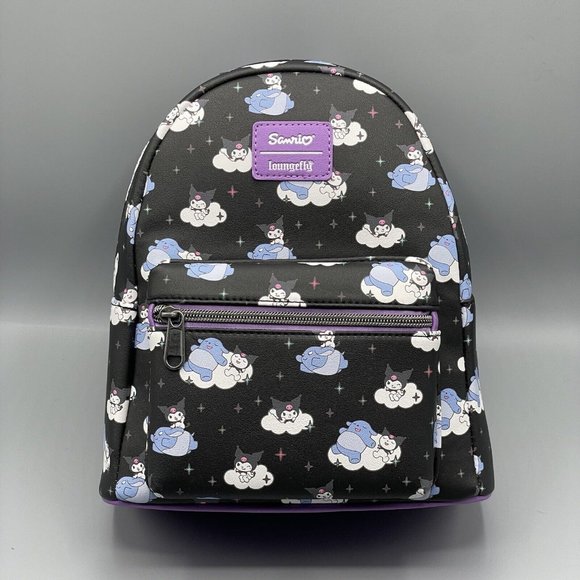 Loungefly | Bags | Loungefly Kuromi And Baku Clouds Mini Backpack ...